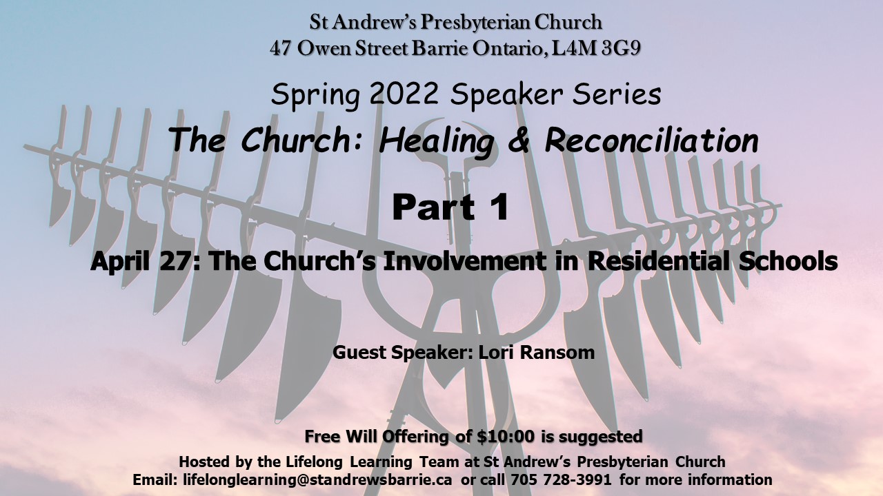 The Church: Healing & Reconciliation - Part 1 - St. Andrew's ...