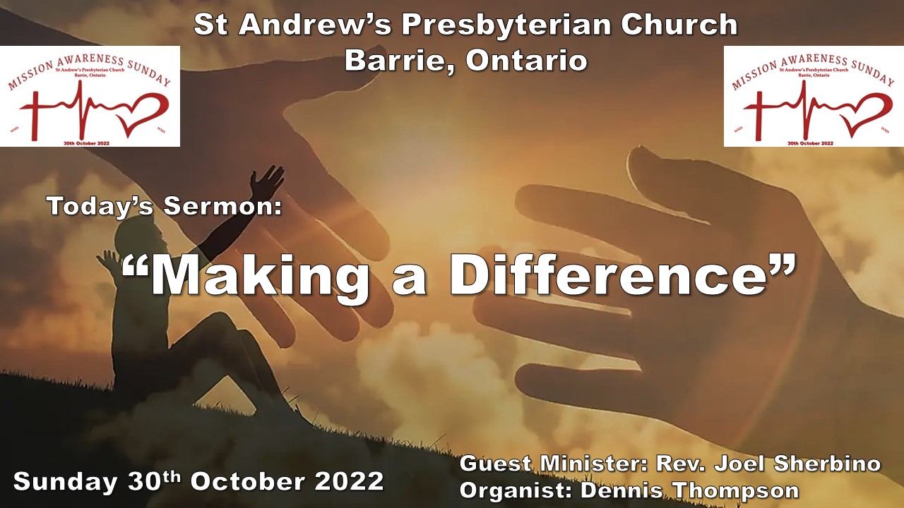 "Making a Difference" - St. Andrew's Presbyterian Church