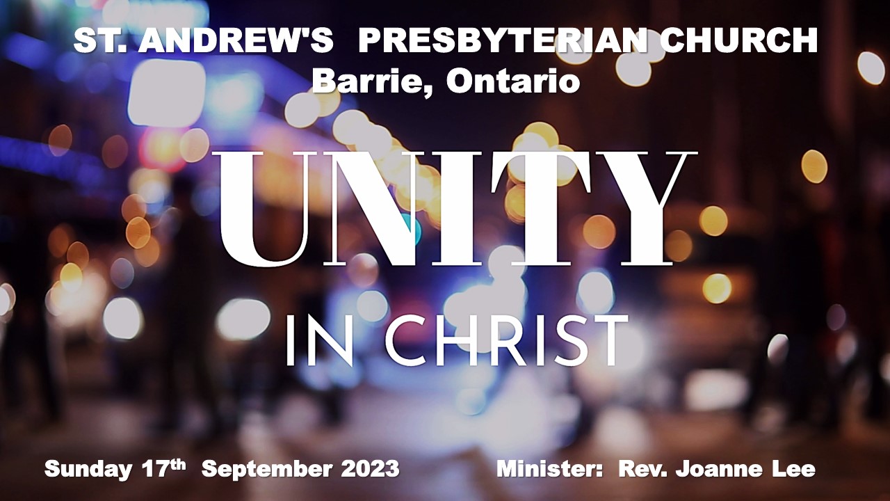 "Unity in Christ" - St. Andrew's Presbyterian Church